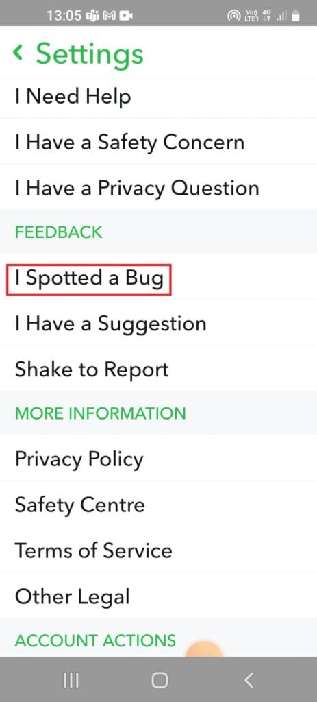 Fix Snapchat Message Disappeared Issue – TechCult