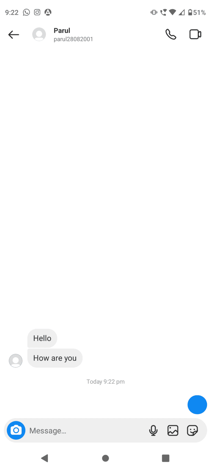 How to Send Blank Message on Instagram – TechCult