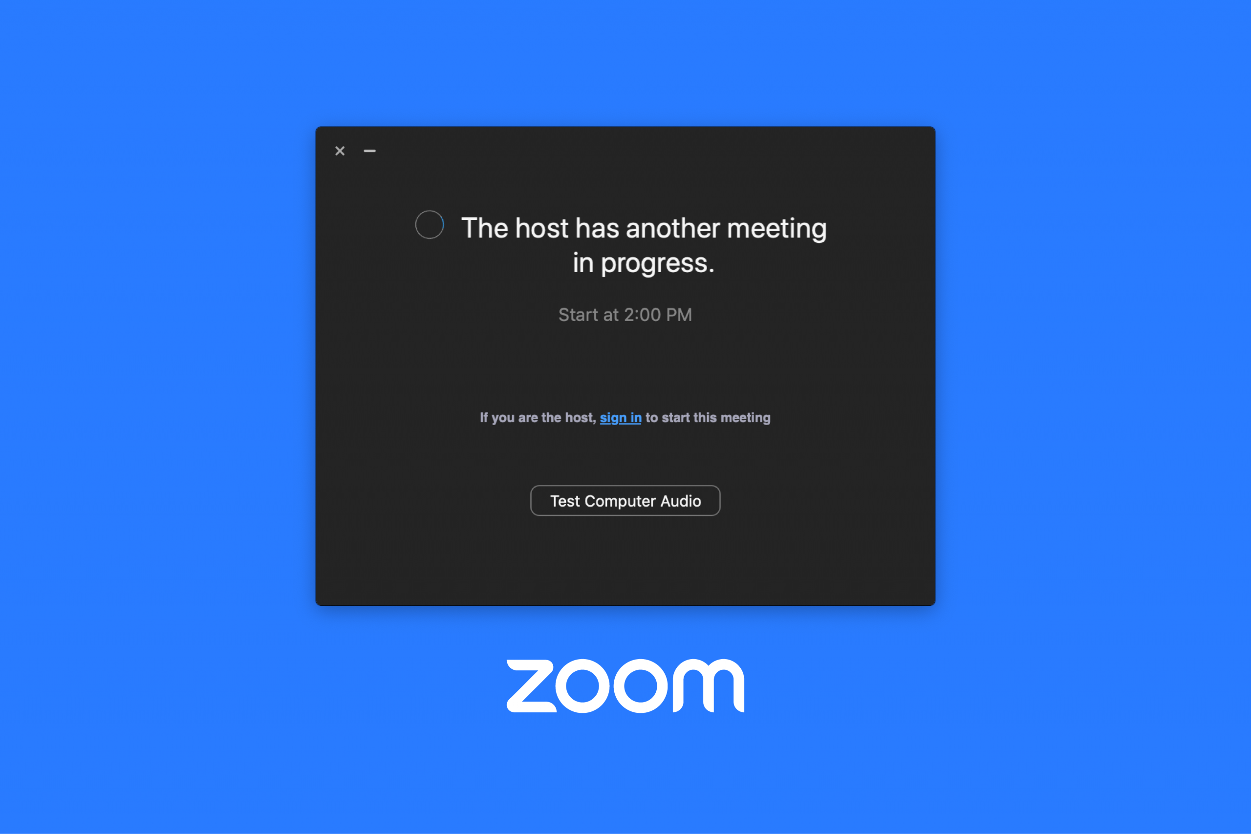Fix Zoom The Host Has Another Meeting In Progress Cannot Join Error 