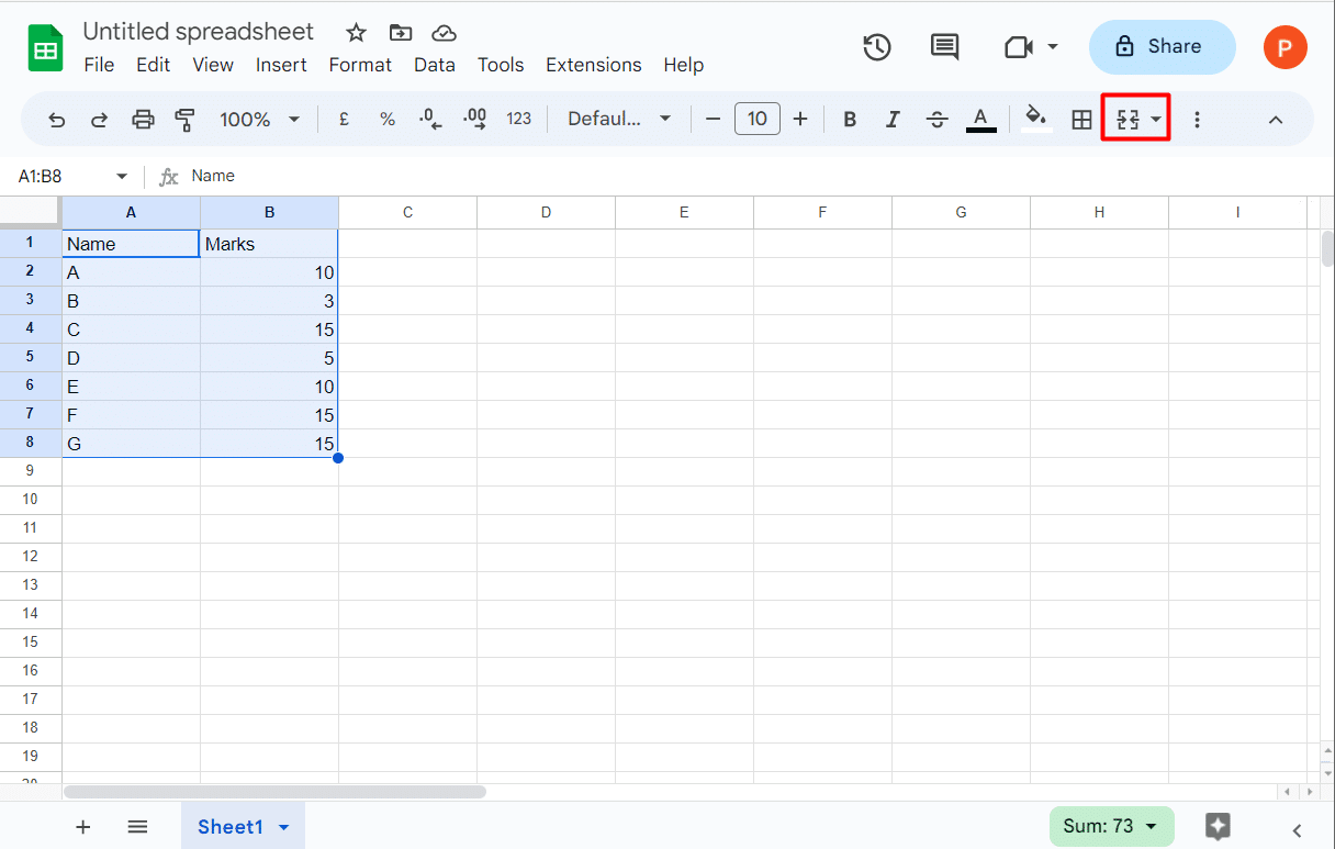 How To Make Same Size Cells In Google Sheets TechCult