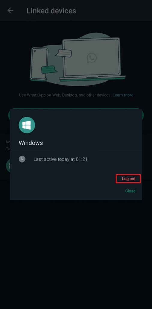 How Do I Logout of WhatsApp on All Devices – TechCult