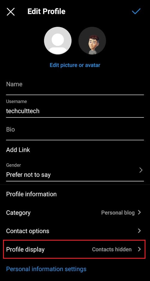 How To Remove Category On Instagram TechCult How To Remove Category On Instagram TechCult