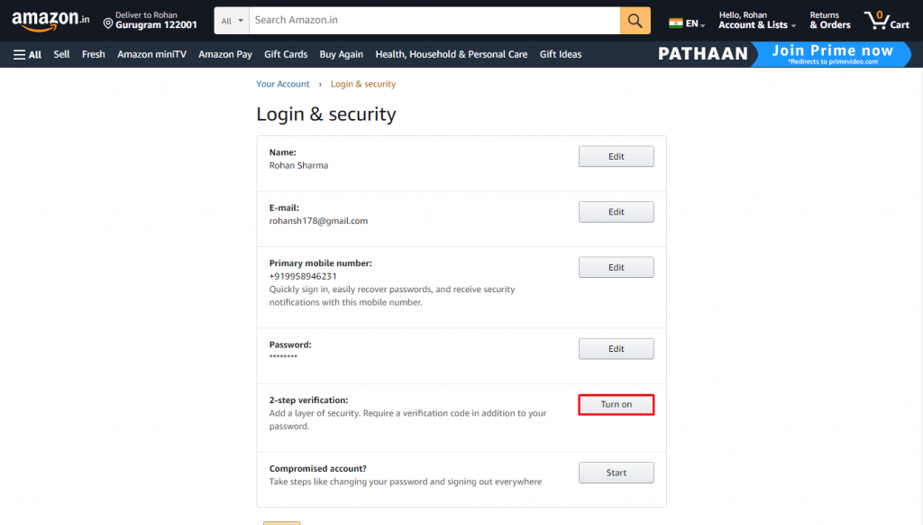 How To Prevent Amazon Account From Being Hacked – TechCult