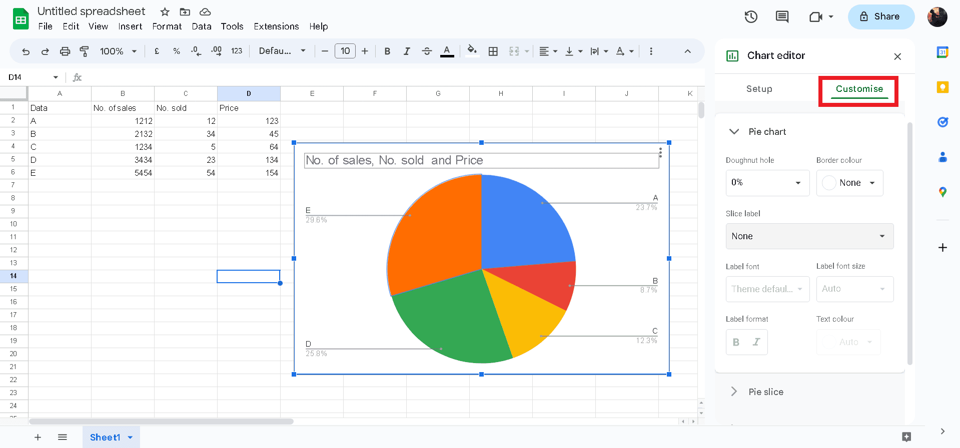  Can You Insert A Pie Chart In Google Sheets TechCult
