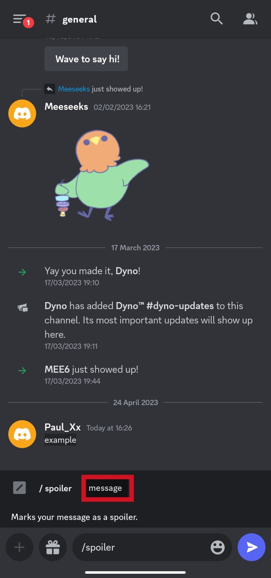 How To Black Out Text On Discord TechCult How To Black Out Text On Discord TechCult