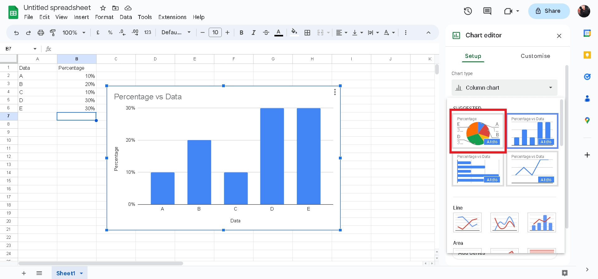 Can You Insert A Pie Chart In Google Sheets TechCult