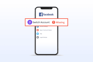 How to Fix Facebook Switch Account Button Missing Problem – TechCult
