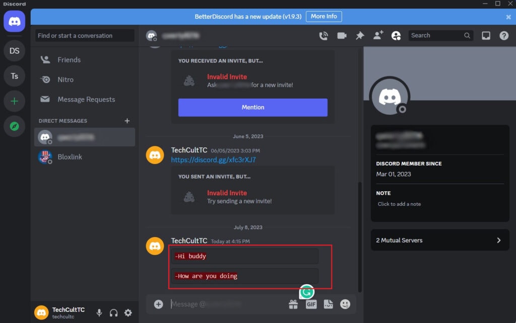 How To Color Text In Discord TechCult