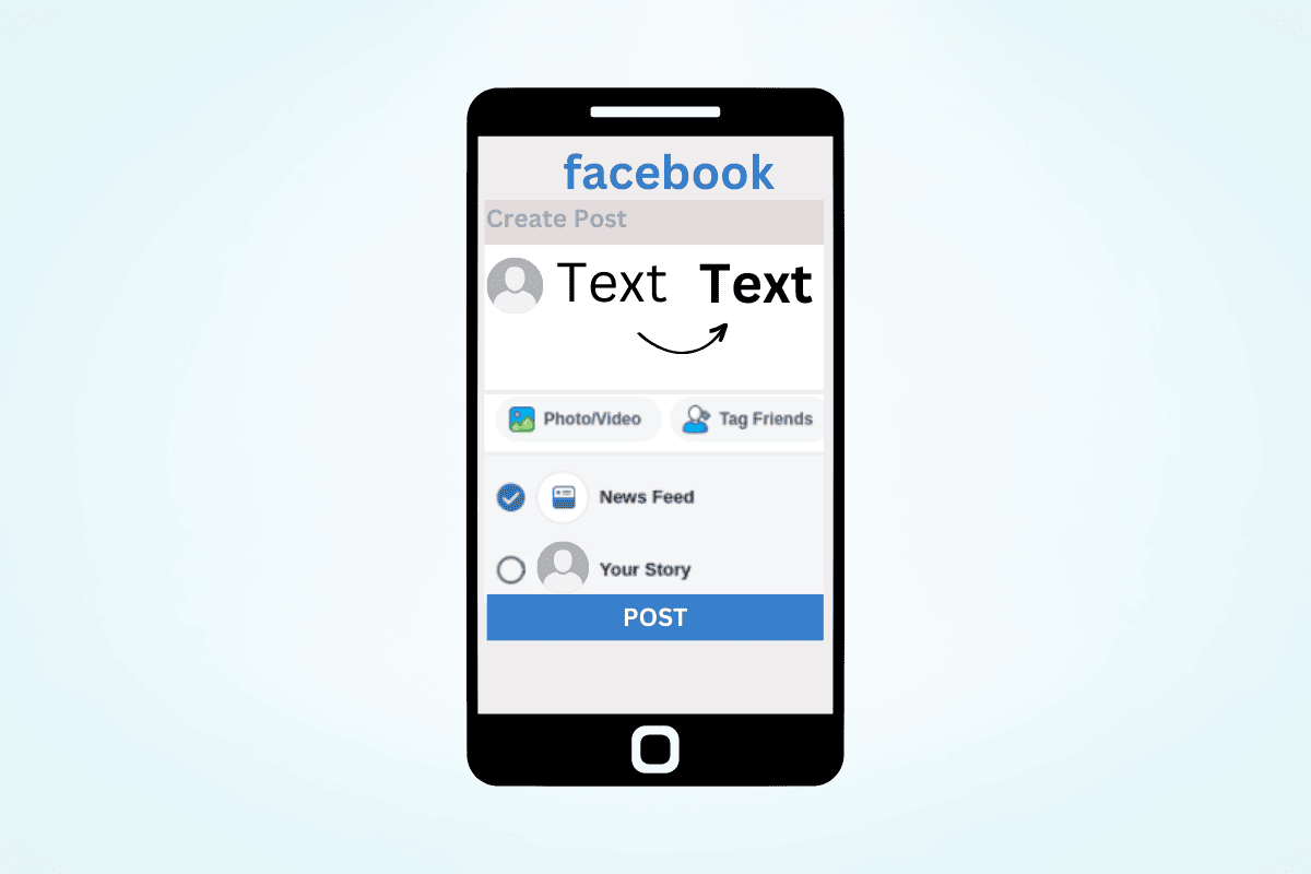 How To Bold Text In Facebook Post In Android Phone TechCult How To Bold Text In Facebook Post In Android Phone TechCult