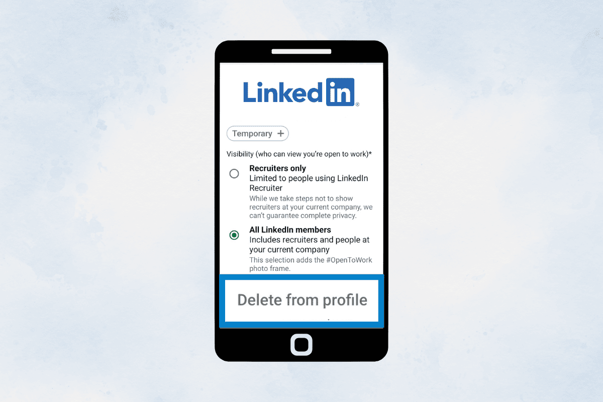 How To Remove Open To Work On LinkedIn Mobile App TechCult