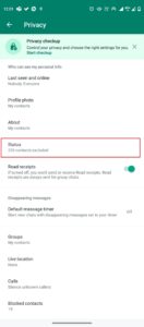 How to Show and Hide WhatsApp Status from Someone – TechCult