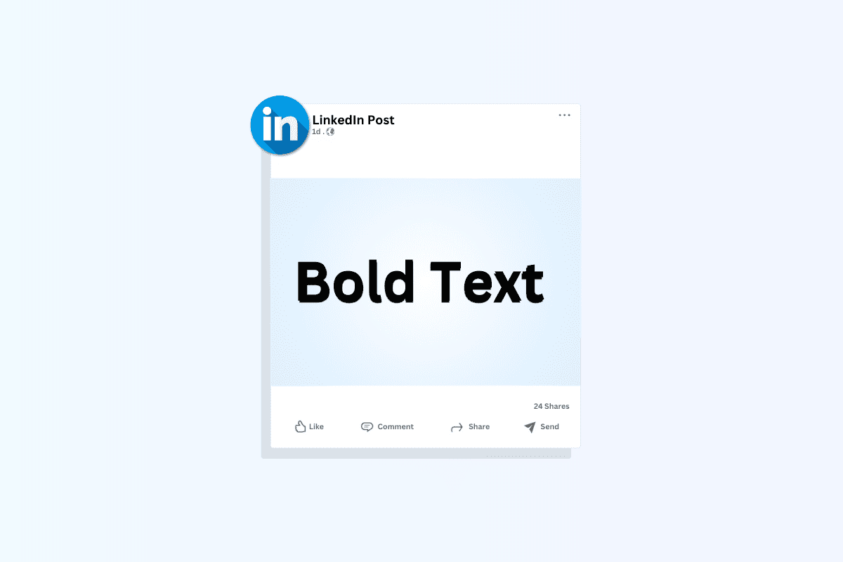 How To Bold Text On A LinkedIn Post TechCult