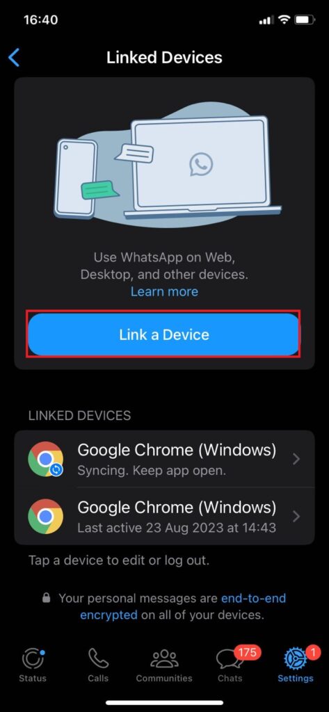 How to Link a Device in WhatsApp on iPhone – TechCult