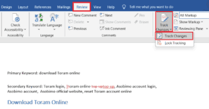 How Do I Save a Clean Copy of a Word Document After Track Changes ...