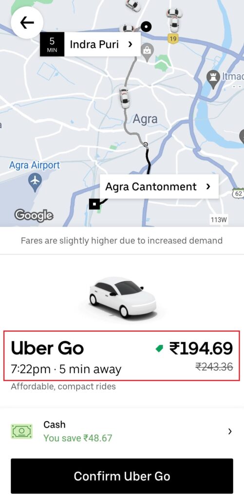 5 Ways to Fix Uber Not Showing Fare Prices – TechCult