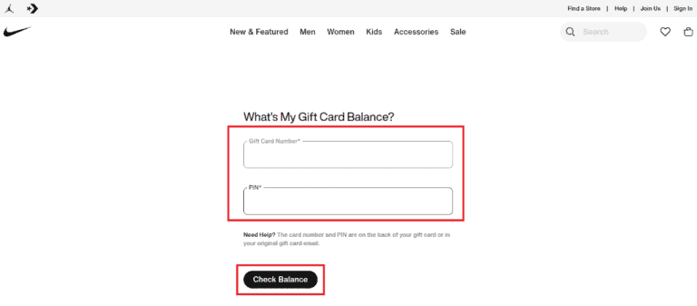 How to Check Nike Gift Card Number, Pin, and Balance to Activate and ...