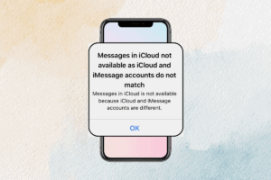 How to Fix iCloud and iMessage Accounts are Different on iPhone – TechCult