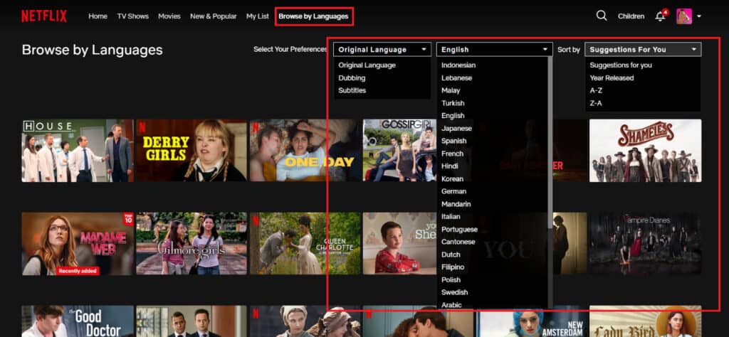 How to Change Language on Netflix – TechCult