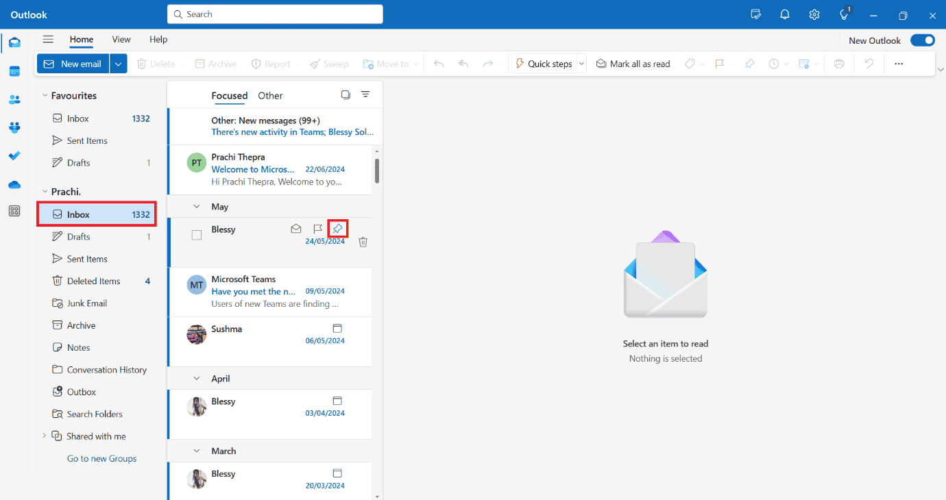 How To Pin An Email In Outlook TechCult