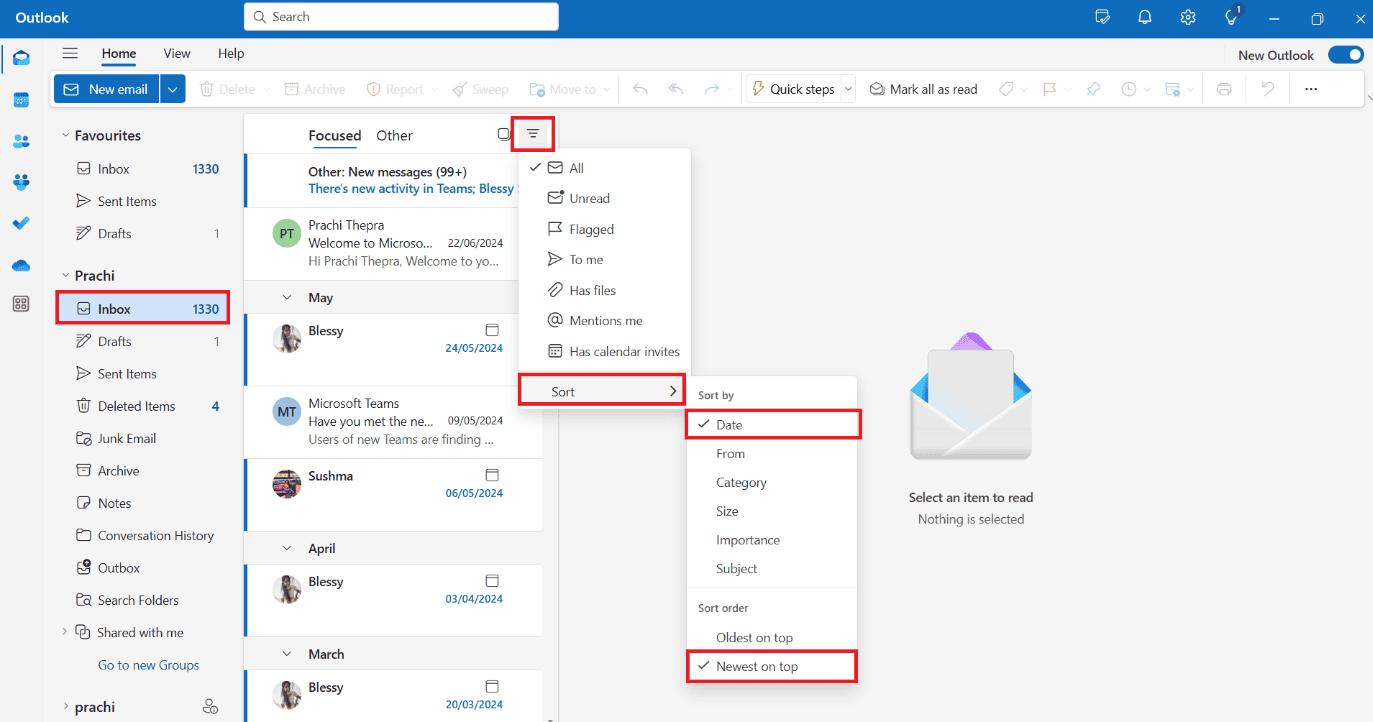 How To Pin An Email In Outlook TechCult