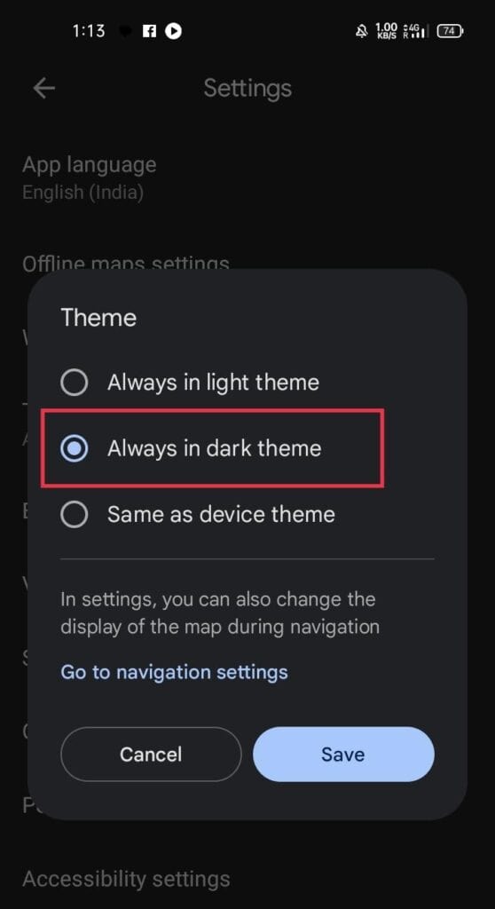 How to Enable Dark Mode on Google Maps – TechCult