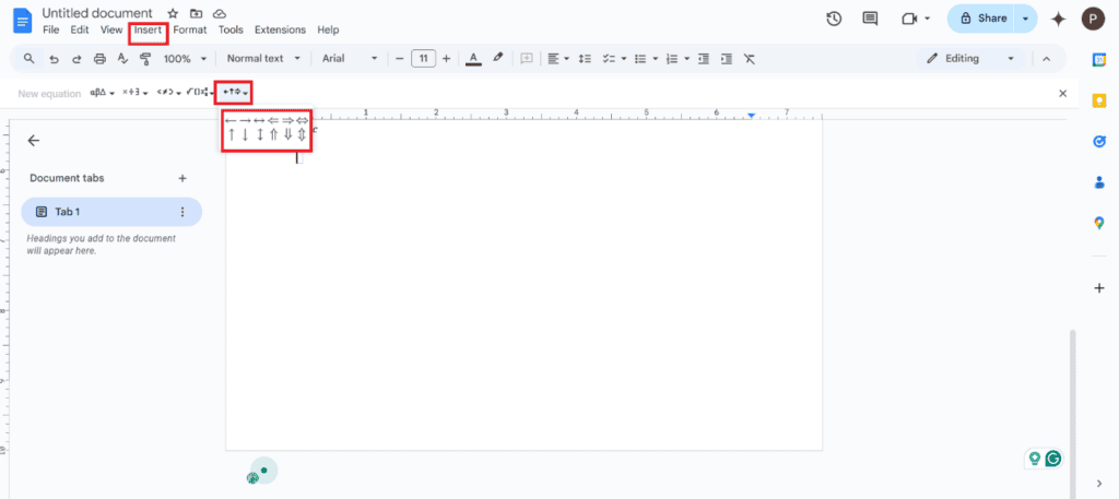 8 Ways to Insert Arrows in Google Docs – TechCult
