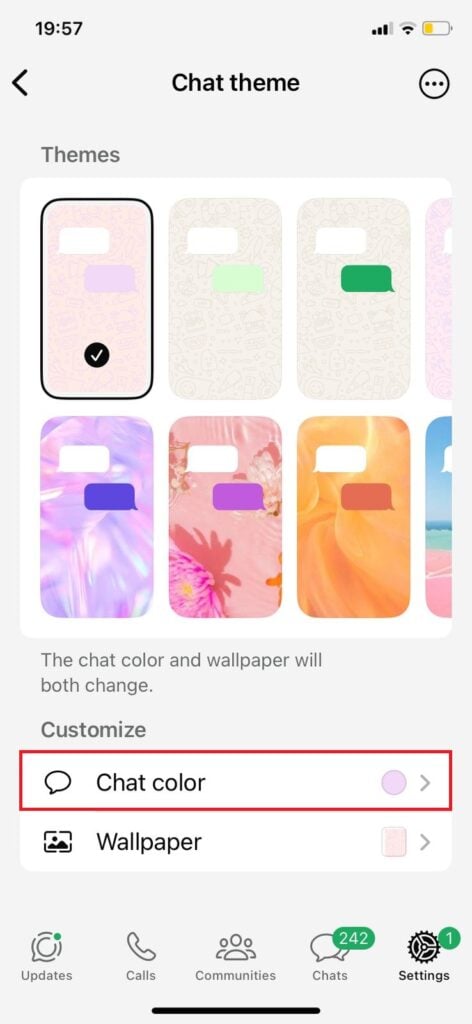 How to Change WhatsApp Chat Bubble Color – TechCult