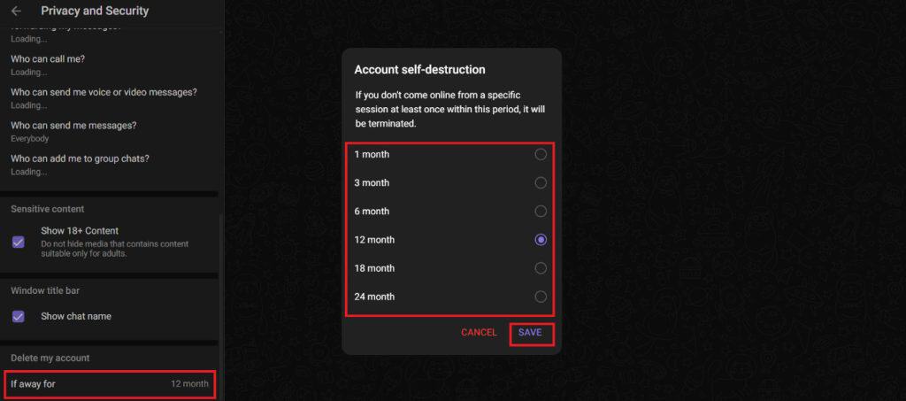 How to Deactivate or Delete Telegram Account – TechCult
