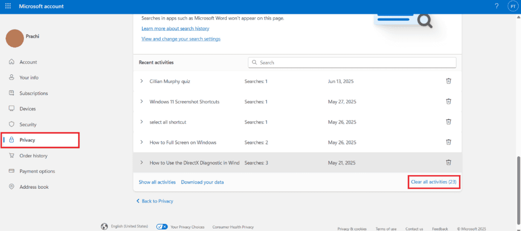 How to Delete Bing Search History – TechCult